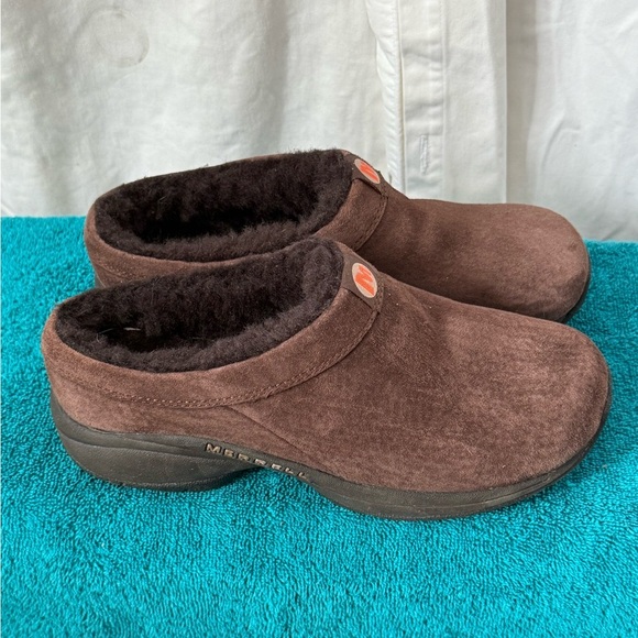 Merrell | Shoes | Merrell Womens Primo Chill Slide Mules Shoes Brown ...